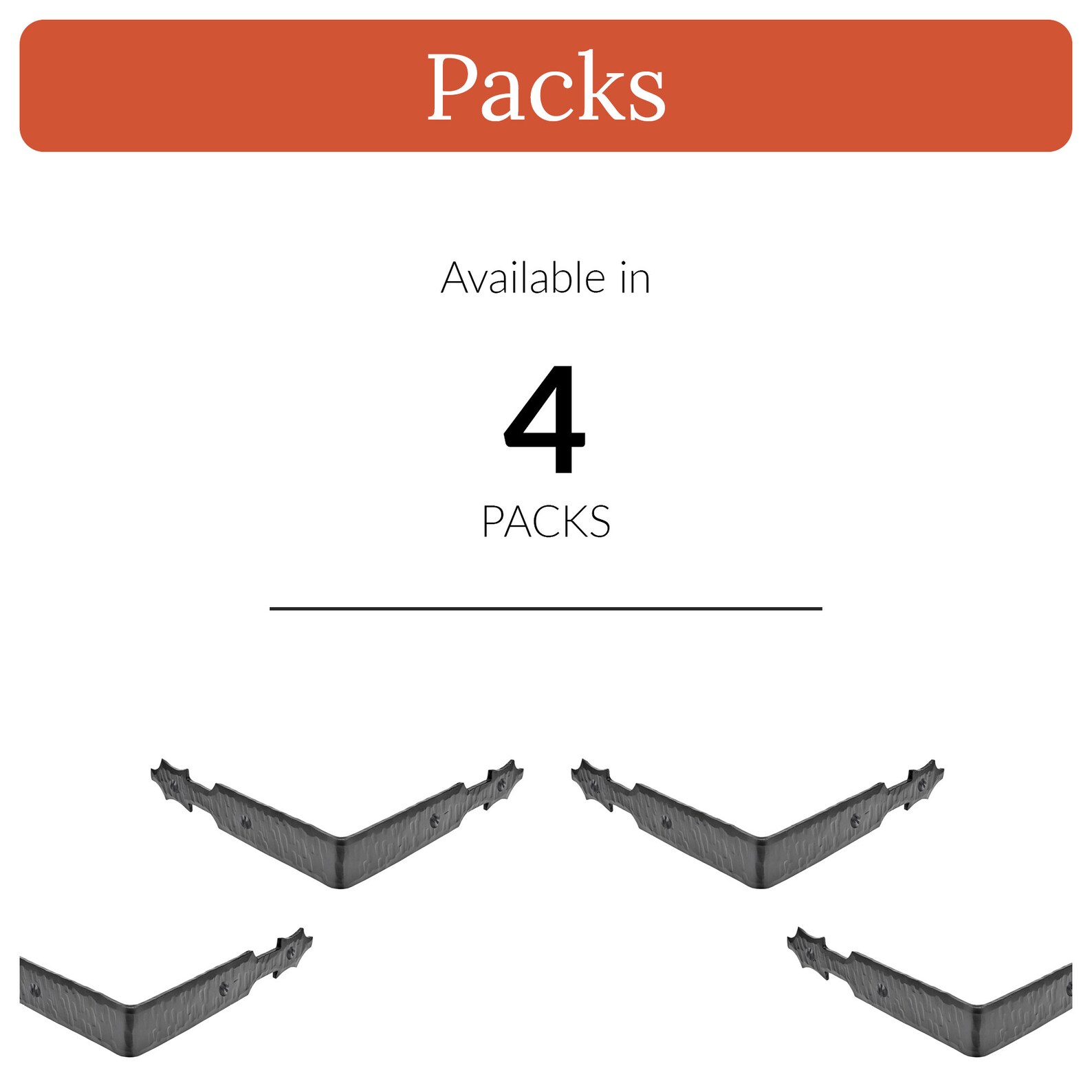 2 Pack 6 Forged Decorative Angular Corner Protector - Etsy