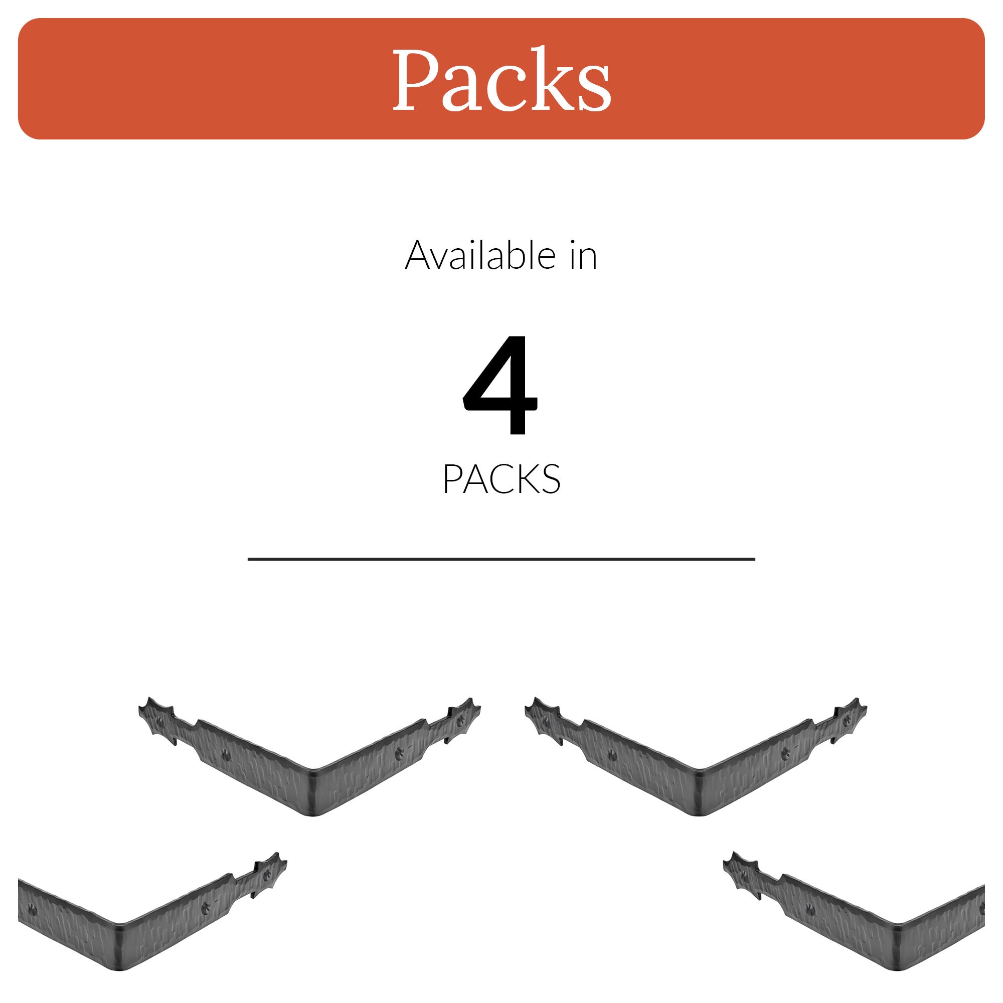 2 Pack 6 Forged Decorative Angular Corner Protector - Etsy