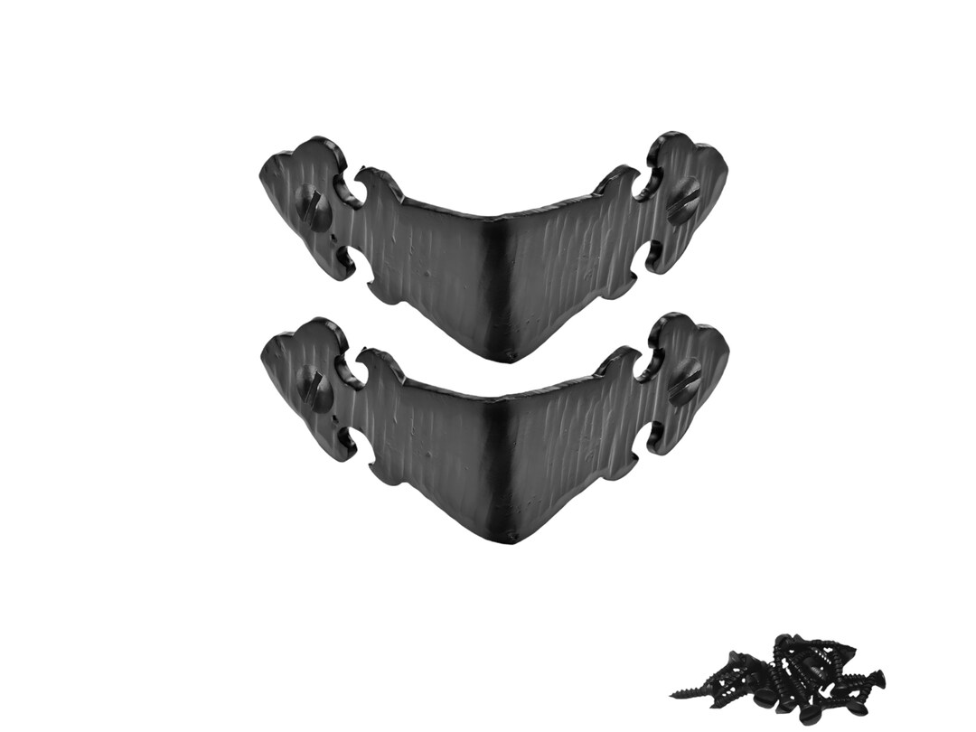 2 Pack 1.75 Forged Decorative Angular Corner Protector - Etsy
