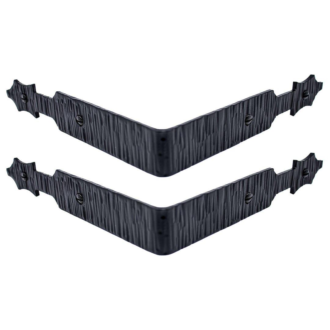 2 Pack 6" Forged Decorative Angular Corner Protector Bracket, Table ...
