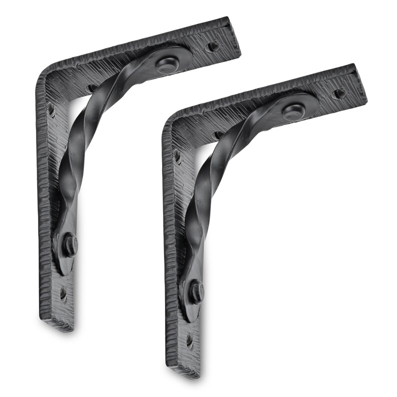 2 Pack 5 12 Forged Decorative Steel Shelf - Etsy