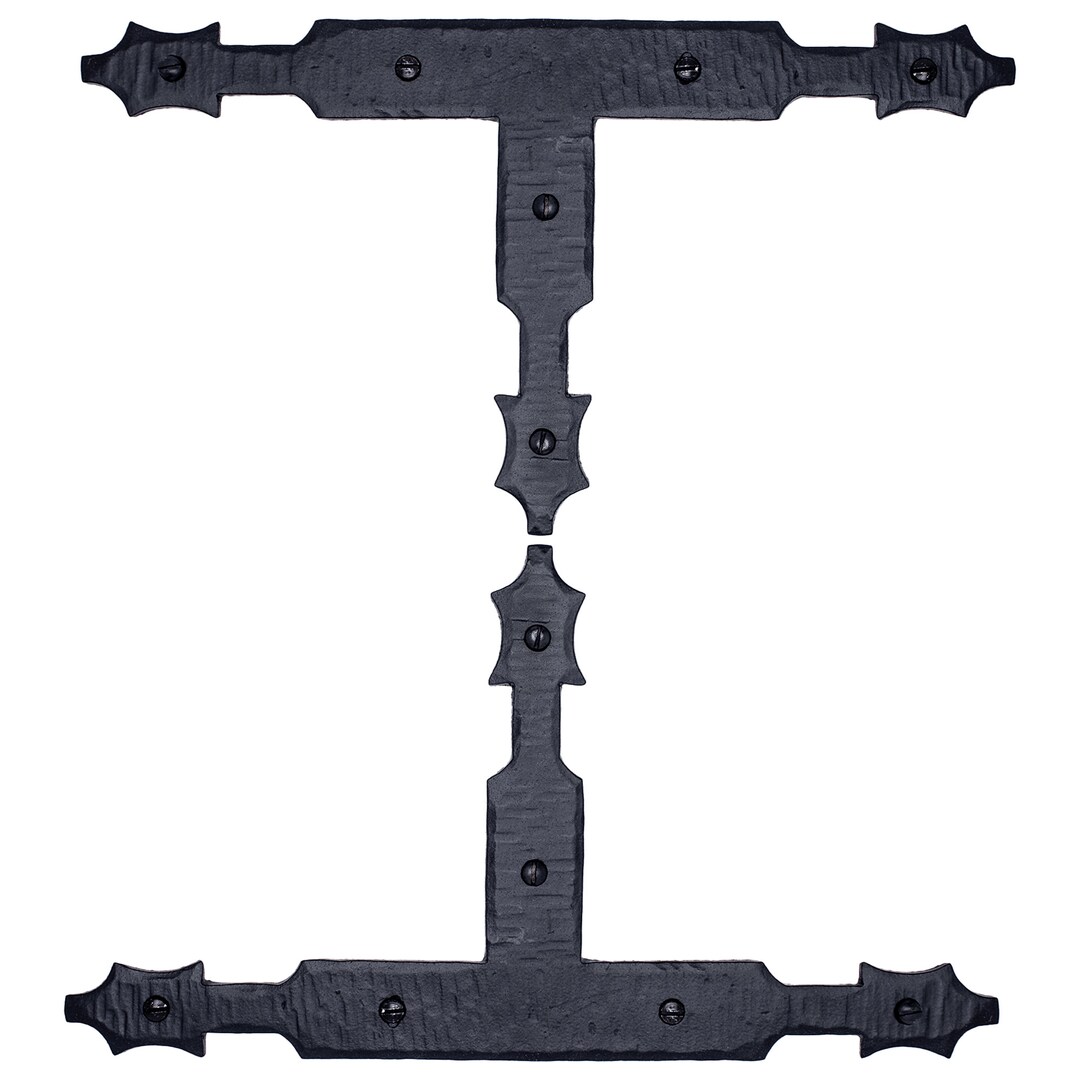 2 Pack 10” Forged Decorative T Corner Bracket, Right Angle Brace for ...