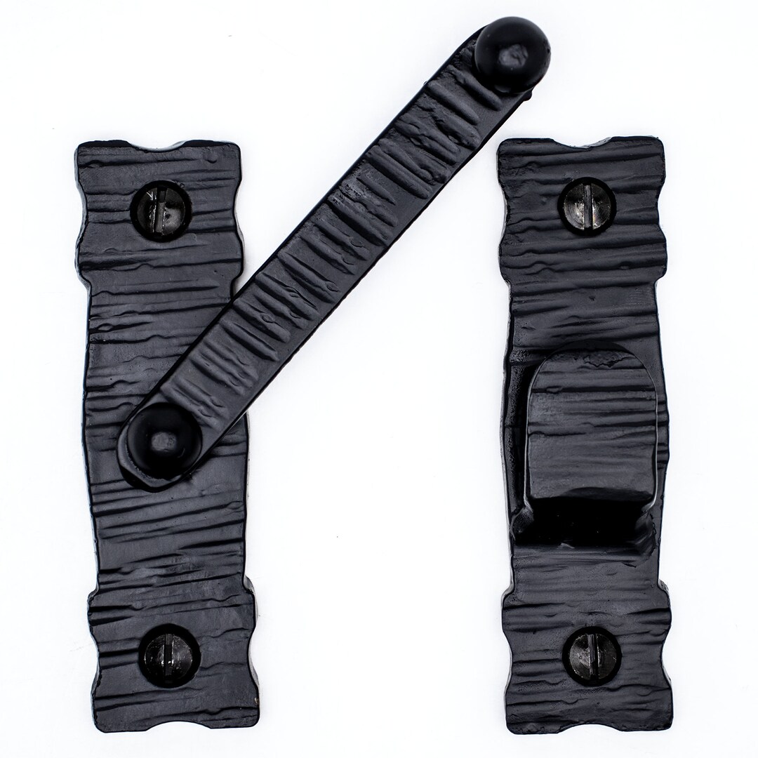 3.5" Forged Decorative 360 Degree Flip Bar Latch Lock for Small Gates ...