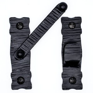 3.5" Forged Decorative 360 Degree Flip Bar Latch Lock for Small Gates ...