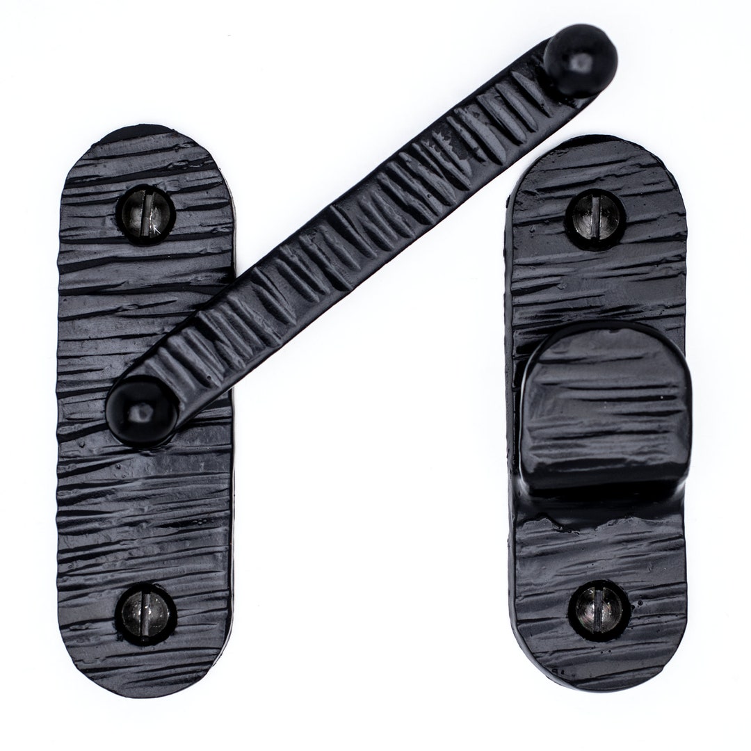 3.5" Forged Decorative 360 Degree Flip Bar Latch Lock for Small Gates ...