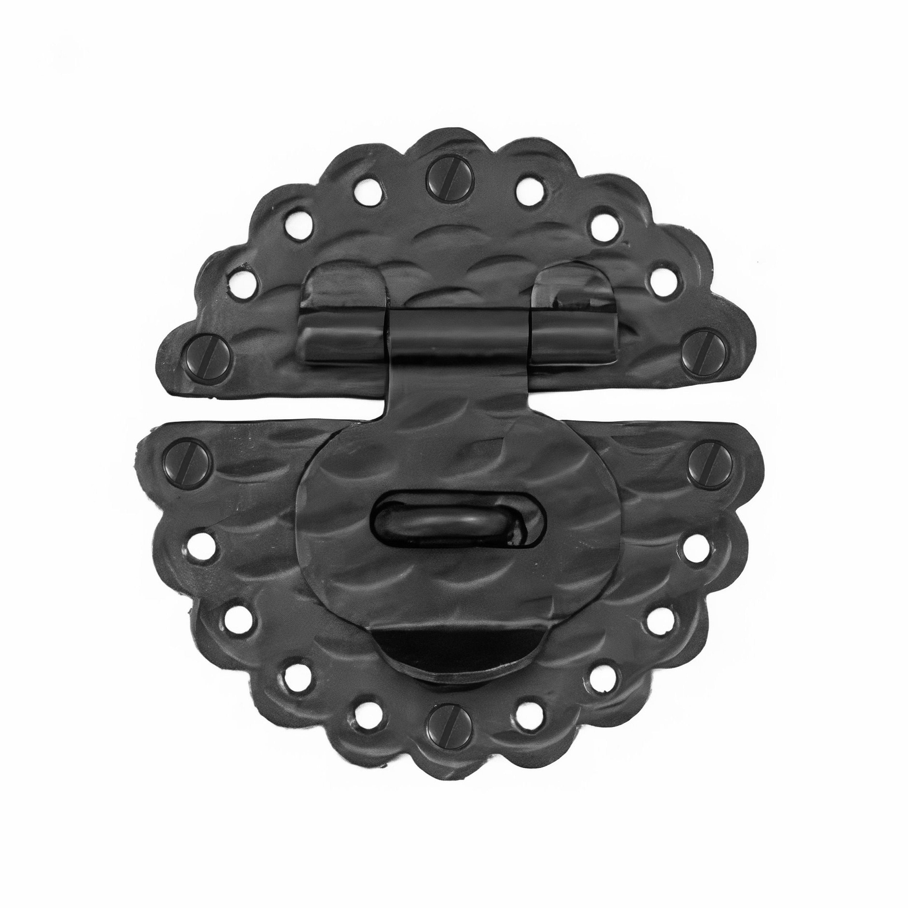 3.5 Forged Iron Decorative Furniture Hasp Latch Padlock - Etsy