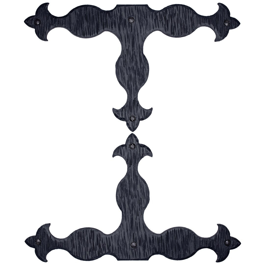 2 Pack 11” Forged Decorative T Corner Bracket, Right Angle Brace for ...