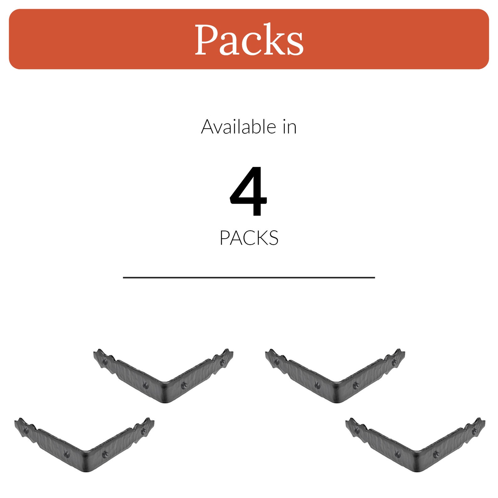 2 Pack 3.5 Forged Decorative Angular Corner Protector - Etsy