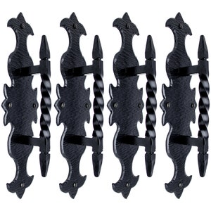 12 Forged Iron Decorative Handle Pull Grab Bar for Barn Doors ...