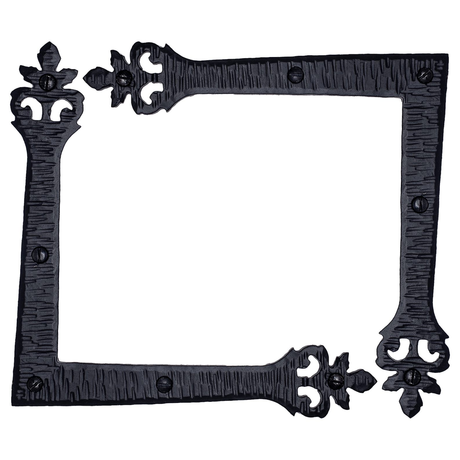 2 Pack 6.5 Forged Decorative L Corner Bracket Right Angle Brace for ...