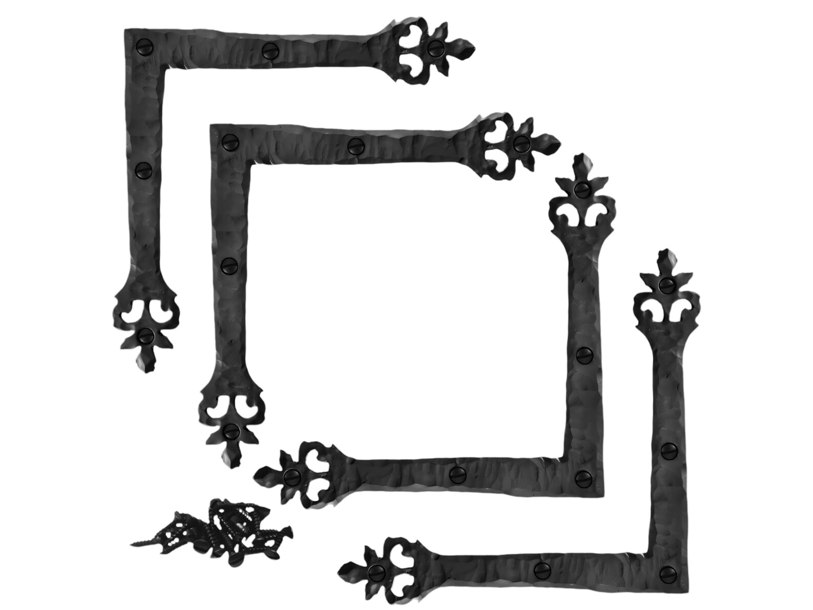 2 Pack 6.5 Forged Decorative L Corner Bracket Right Angle - Etsy