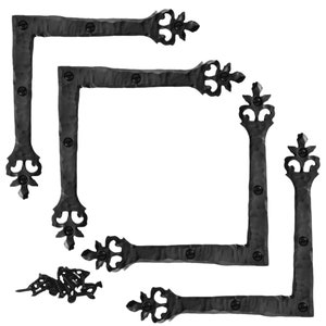 2 Pack 6.5 Forged Decorative L Corner Bracket Right Angle - Etsy