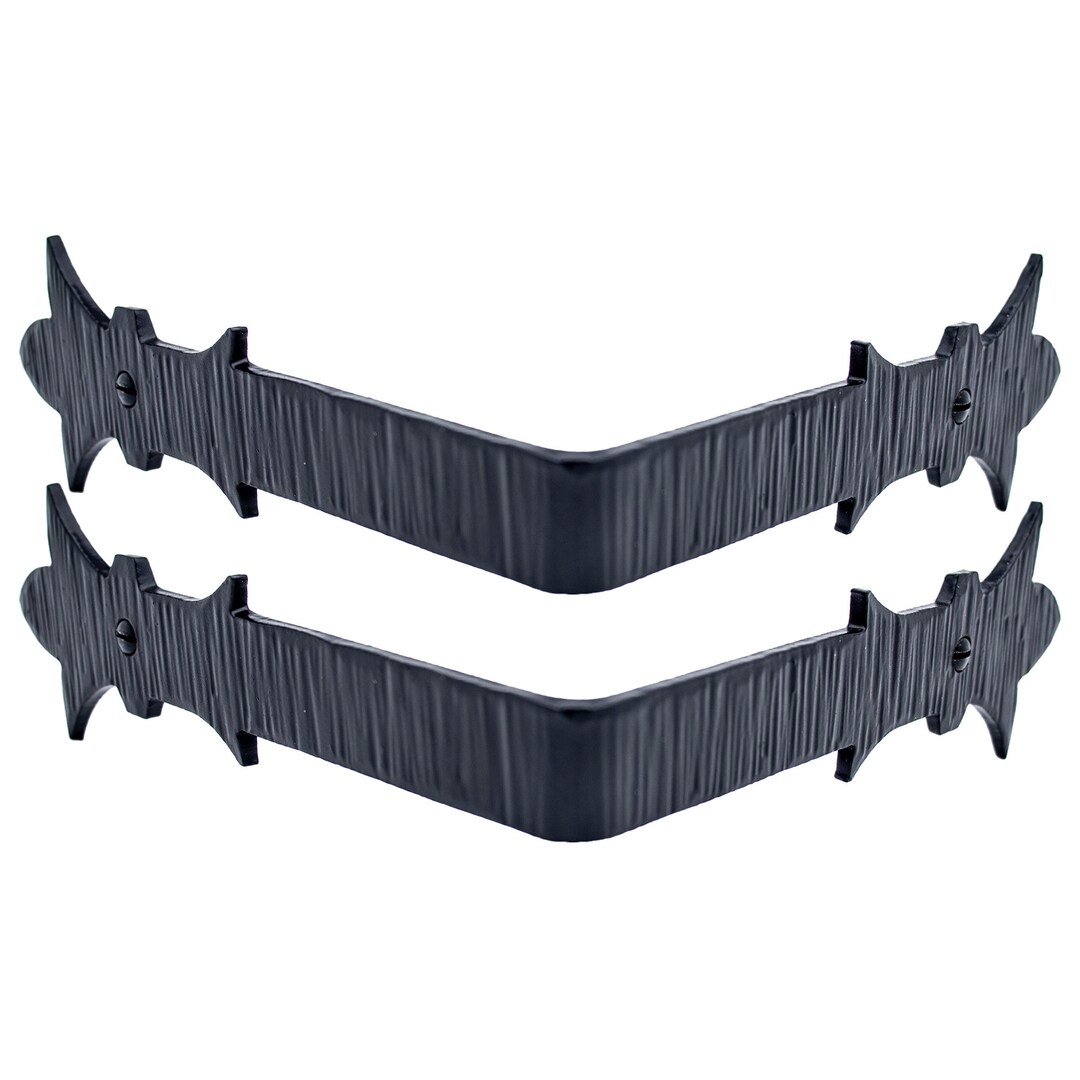 2 Pack 6” Forged Decorative Angular Corner Protector Bracket, Table ...