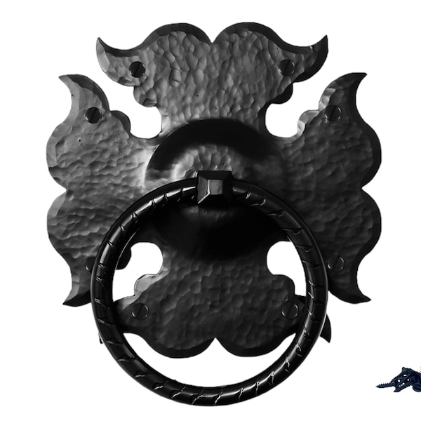 Hand Forged Barn Door Handle - Etsy
