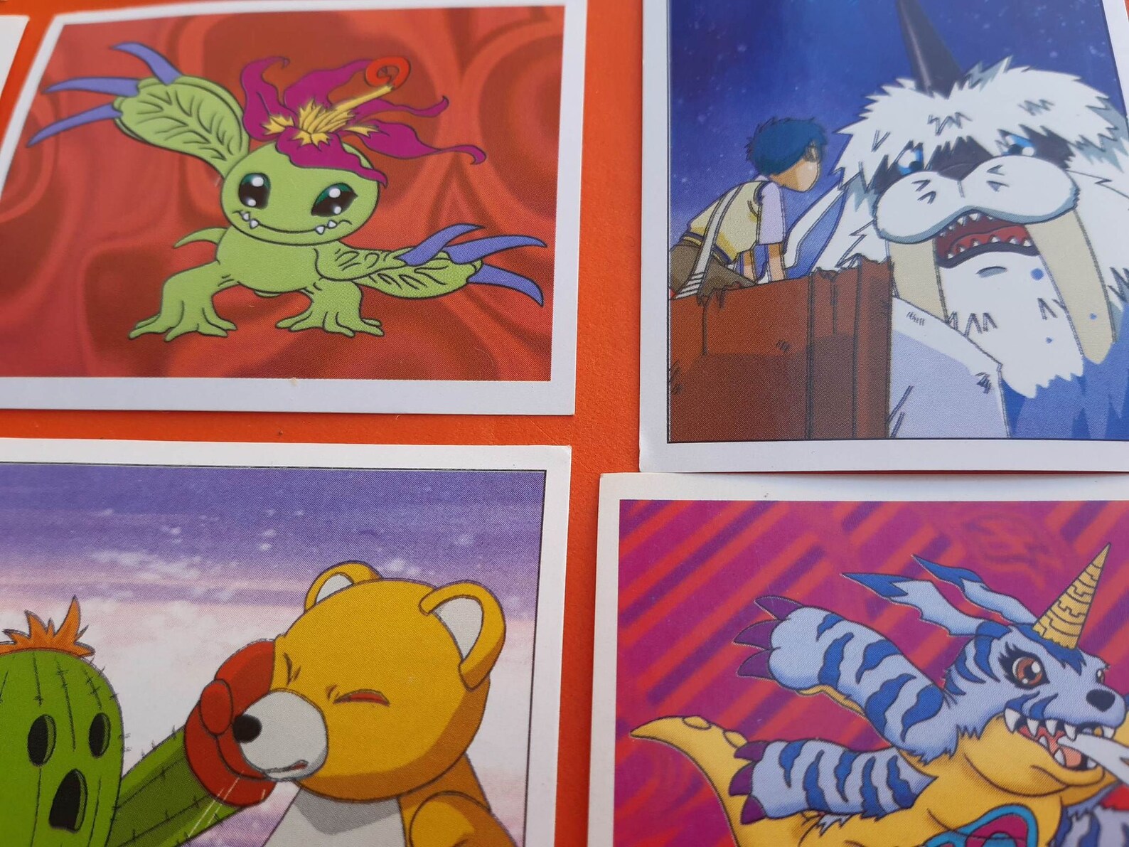 Digimon Stickers Collection Panini Italy Original 2000 First - Etsy