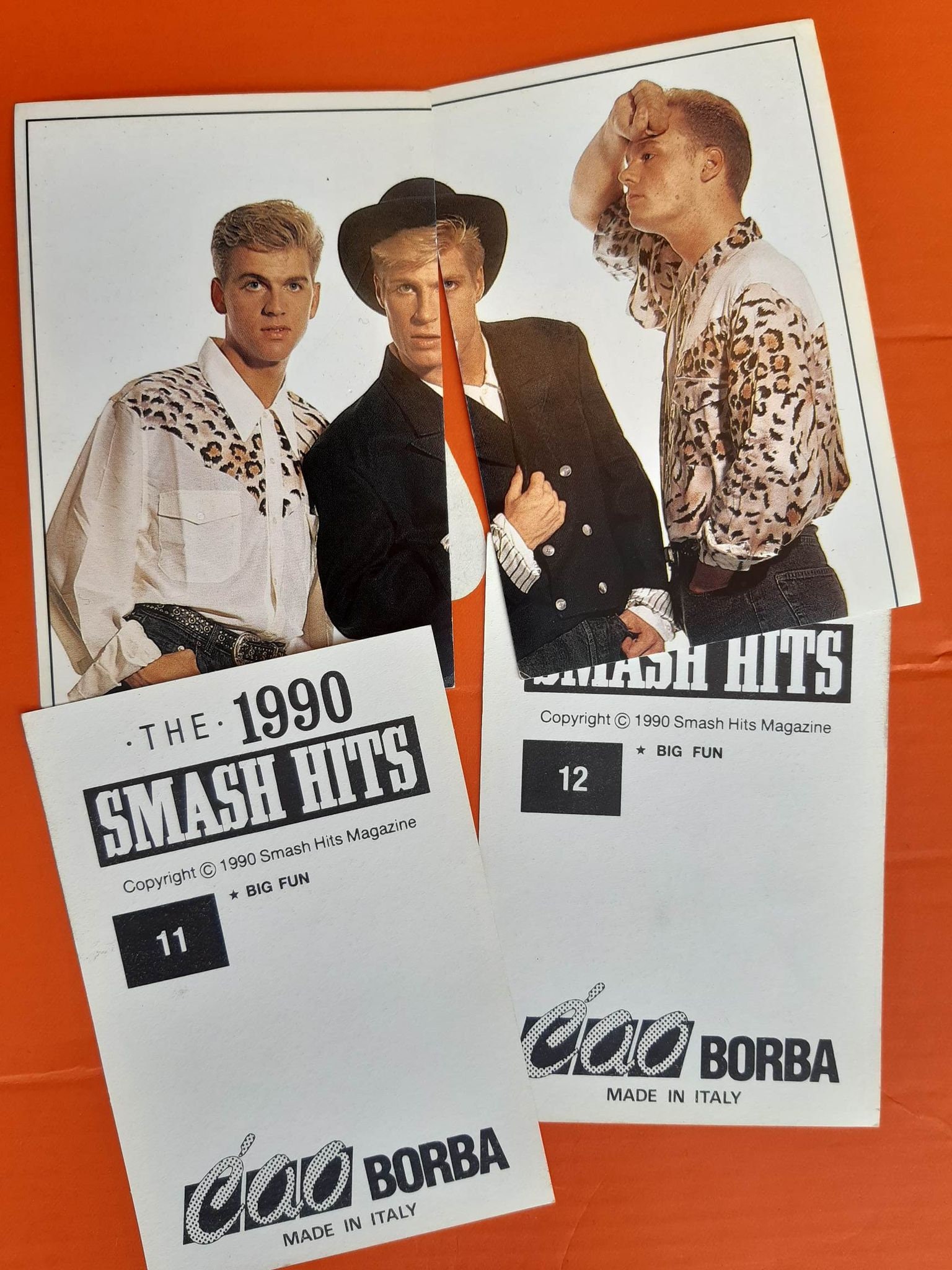 Big Fun Stickers Smash Hits 1990 4 Puzzle Stickers Original - Etsy