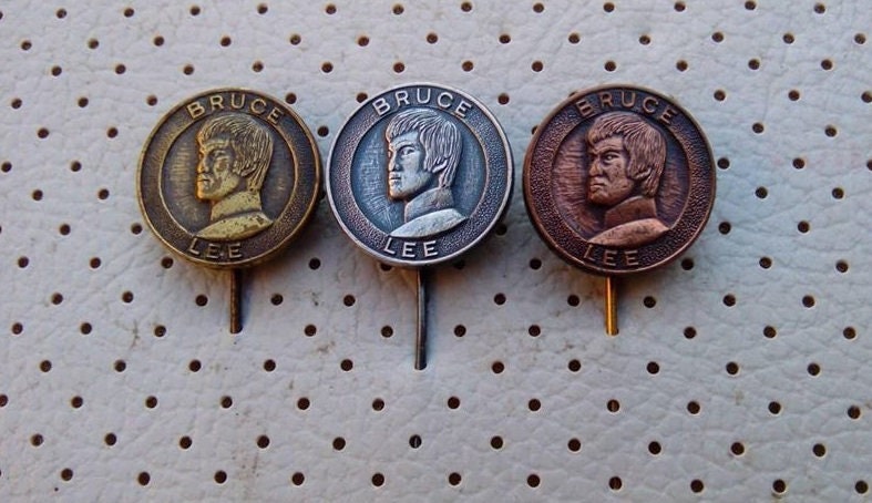 Bruce Lee Vintage Pins Collection Kung-fu Wu-shu Karate Kung - Etsy