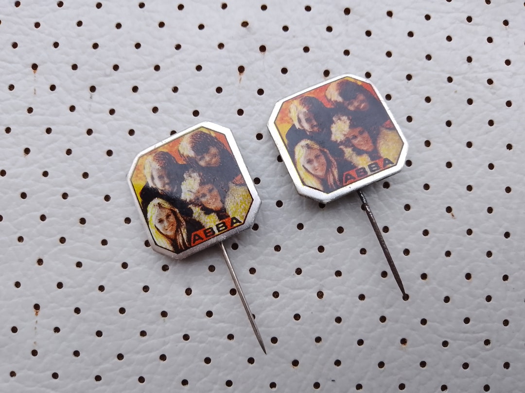 ABBA Badges Vintage Pins Badges 1970s Eurovision Agnetha - Etsy