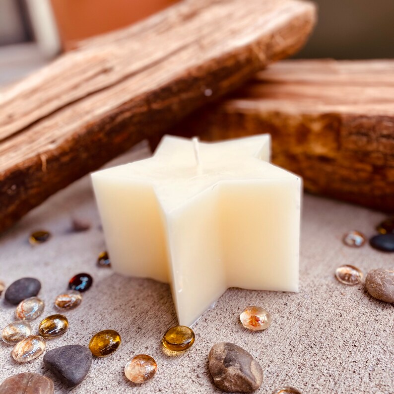 100% Pure Beeswax Star Shaped Candle-beeswax Star - Etsy