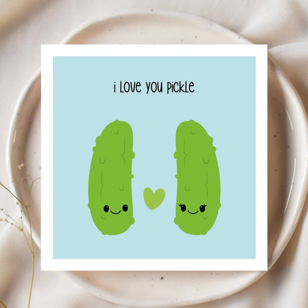 Pickle Card - Etsy