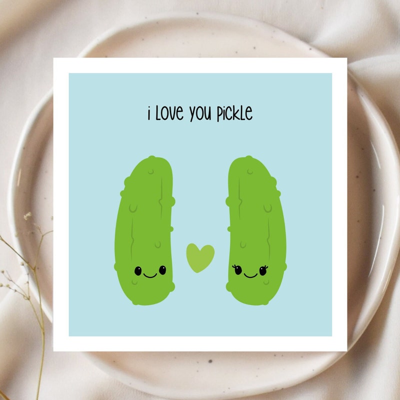 Pickle Card - Etsy