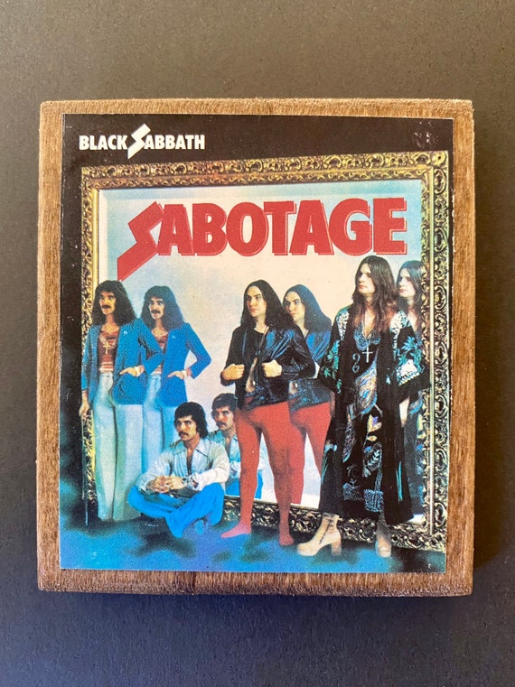 Black Sabbath Sabotage Back Cover