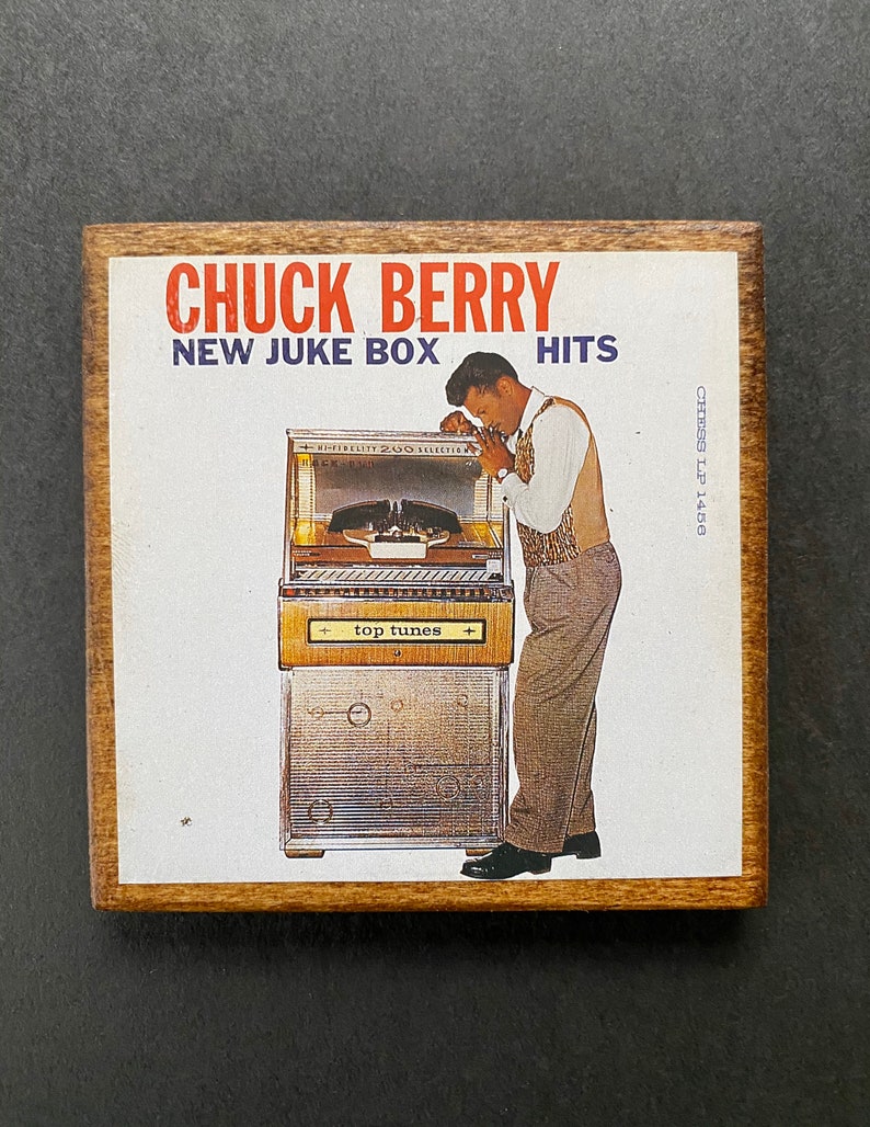 Chuck Berry New Juke Box Hits Album Cover Wooden Magnet Rock N' Roll ...