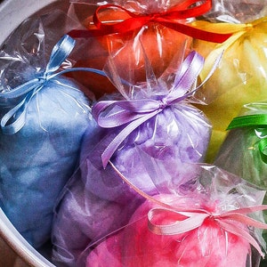 12 Cotton Candy Party Favors- Rainbow Assortment of Colors - Etsy