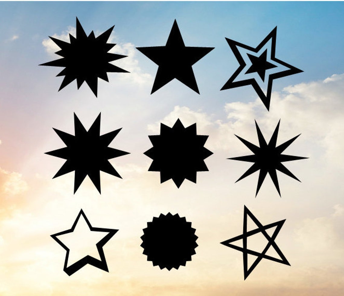 Star Svg File Twinkle Twinkle Little Star Svg Rock Star Svg | Etsy