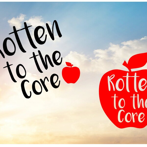 Rotten to the Core - Etsy