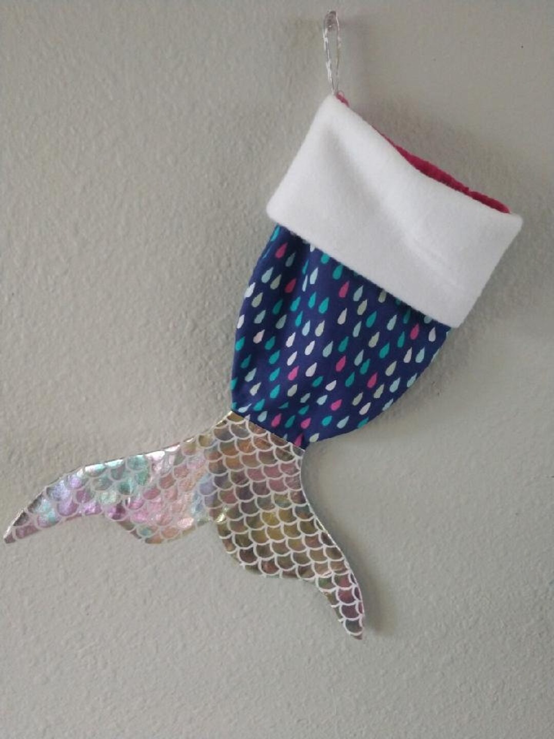 Mermaid Stocking PDF Pattern- Sewing Pattern, Stocking Pattern, Mermaid ...