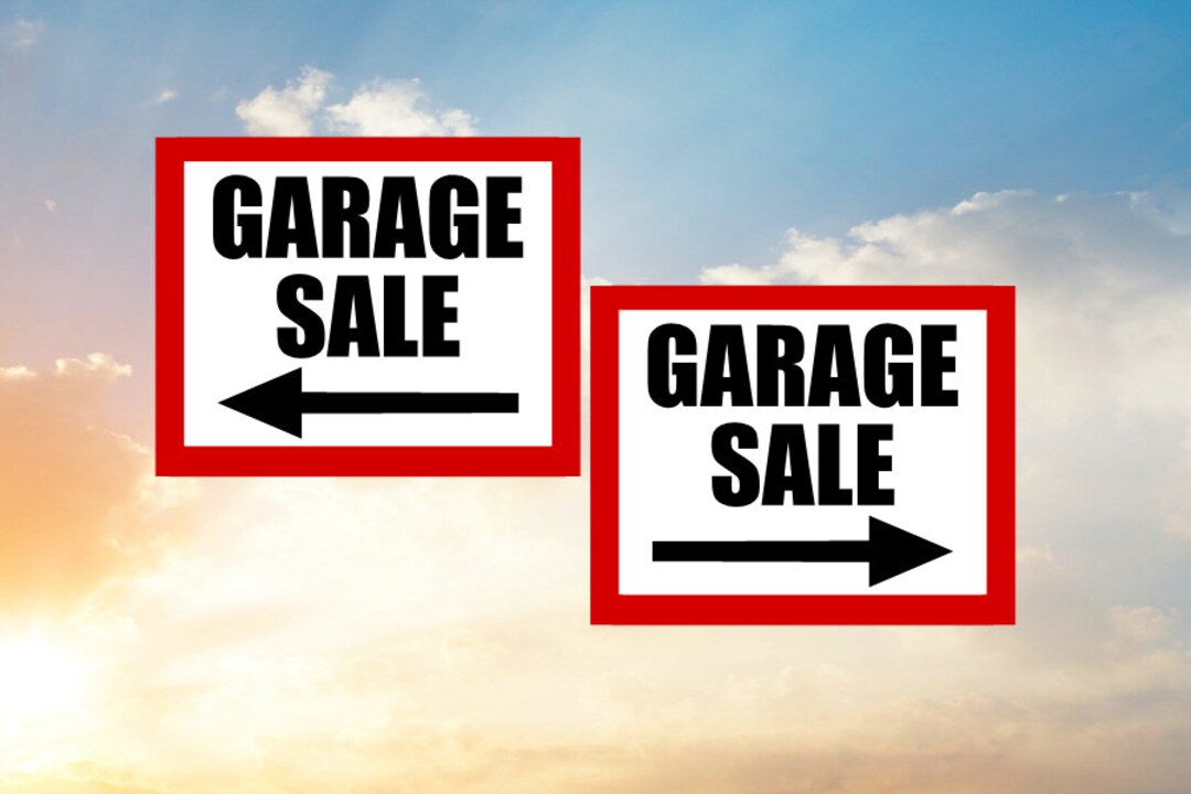 Garage Sale Sign Svg - Etsy