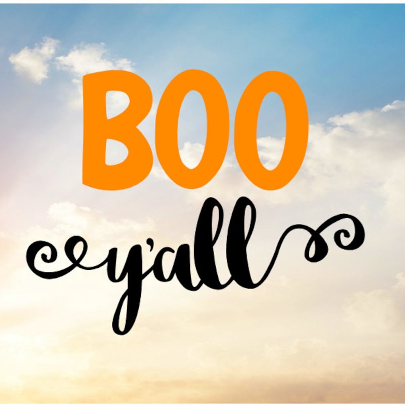 Boo Yall Svg - Etsy