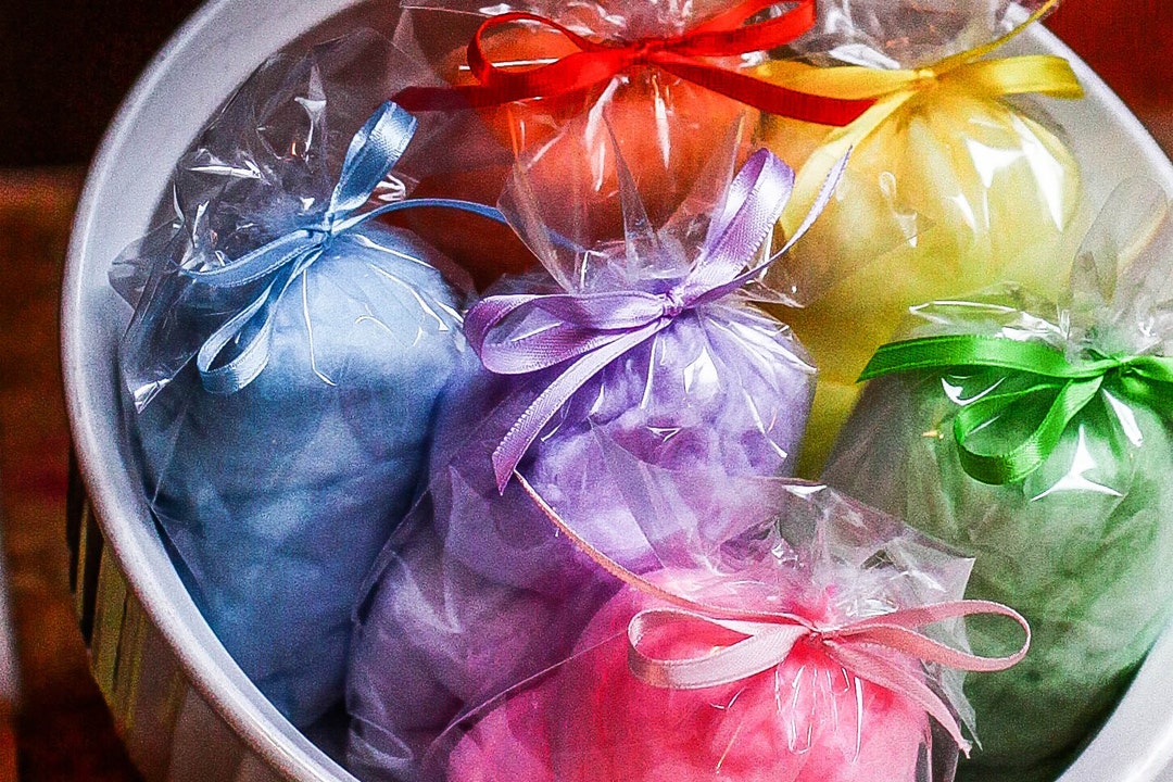 30 Cotton Candy Party Favors- Rainbow Assortment of Colors - Etsy