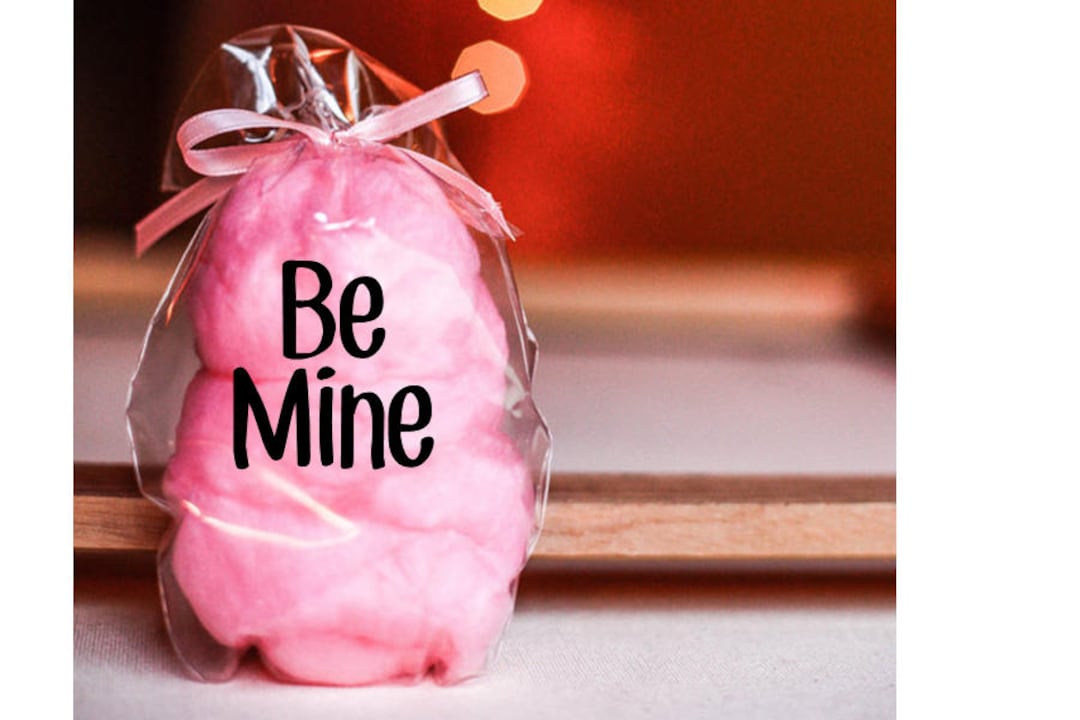 Valentine Cotton Candy Party Favors, Valentine Treat Bags, Valentine ...