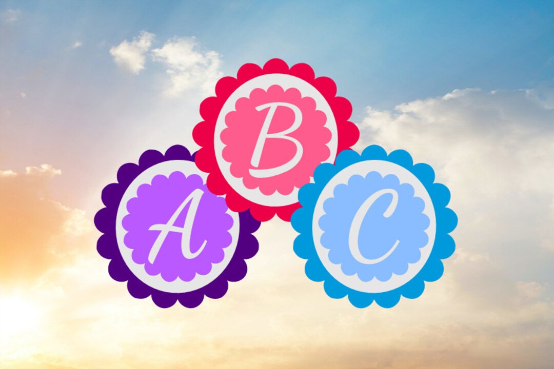 Monogram Svg, Monogram Font Svg, Scallop Font Svg, Alphabet Svg ...