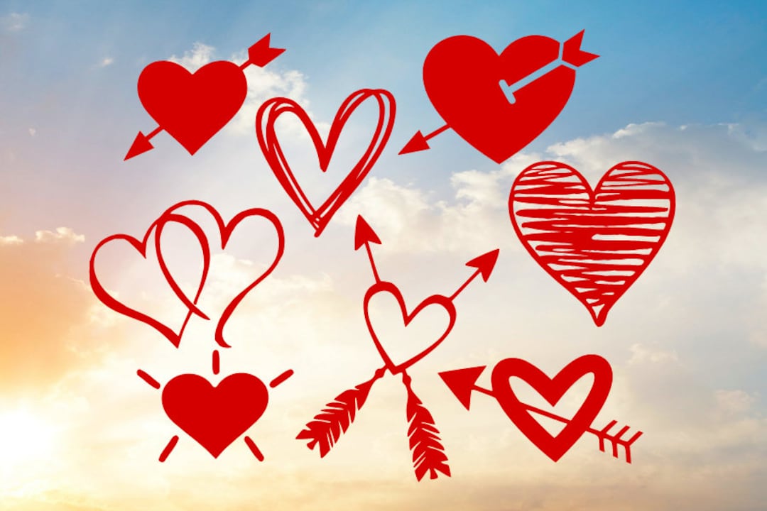 Arrow Svg Tribal Svg Arrow and Heart Svg Feather Svg Arrow - Etsy