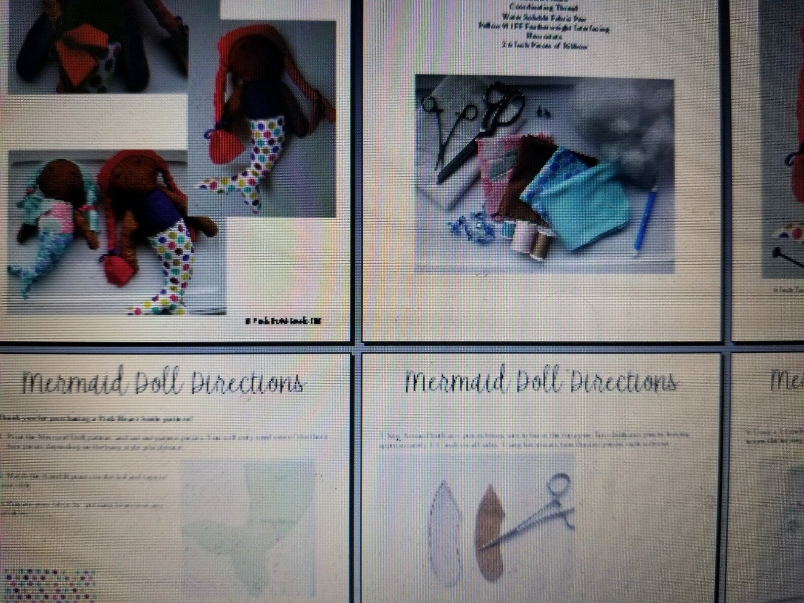 Mermaid Sewing Pattern Mermaid PDF Pattern Mermaid Doll | Etsy