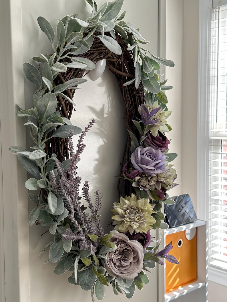 Large Oval Grapevine Wreath - Etsy