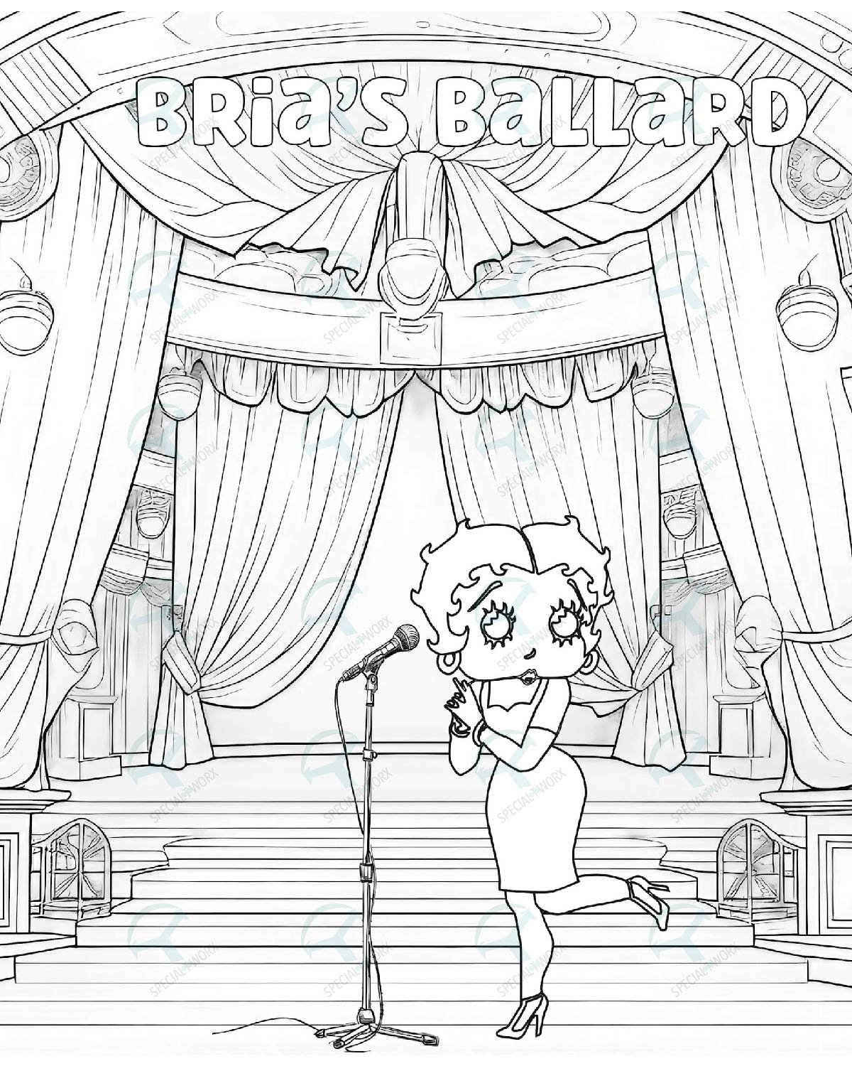 Boop Family Women Coloring Pages Will Take You Into the Diversity of ...