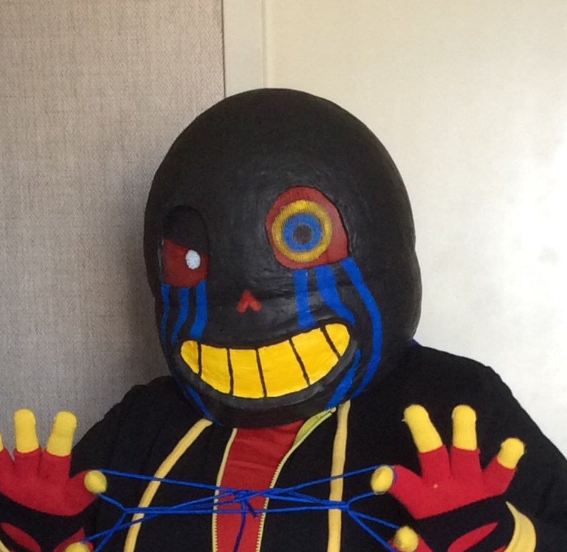 Cabezal Error Sans Cosplay | Etsy