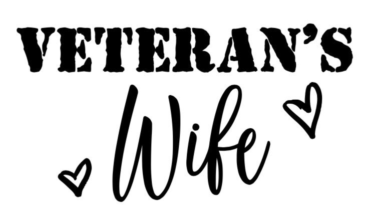 Veterans Wife Decal Sticker - Etsy