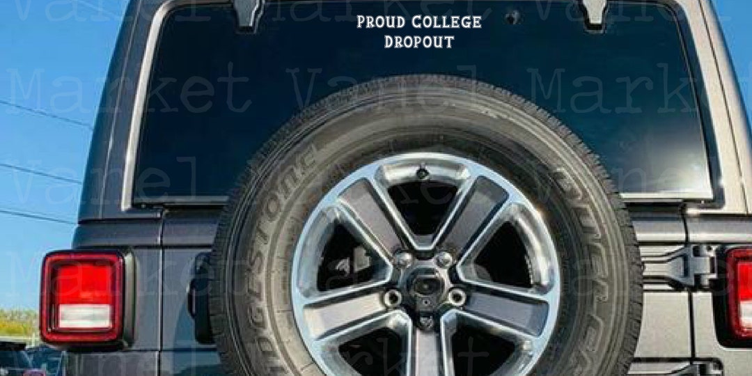 Proud College Dropout Decal Sticker - Etsy
