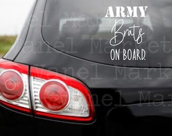Military Brat Decal - Etsy Australia