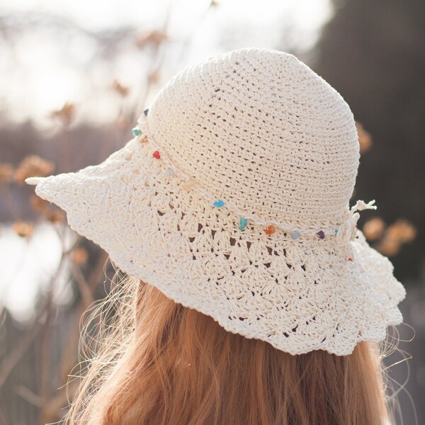 Raffia Sun Hat - Etsy