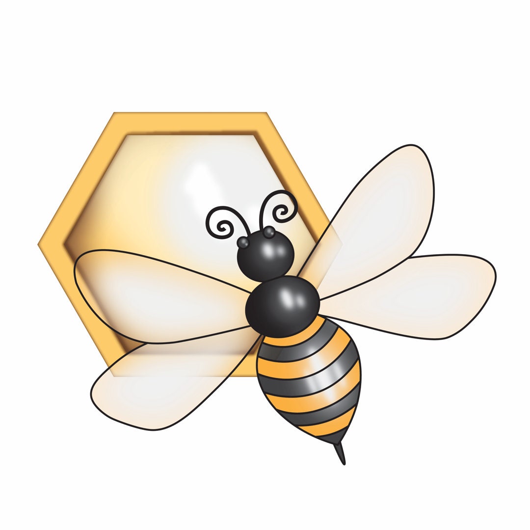 Cute Honey Bee Animal Digital Clip Art - Etsy