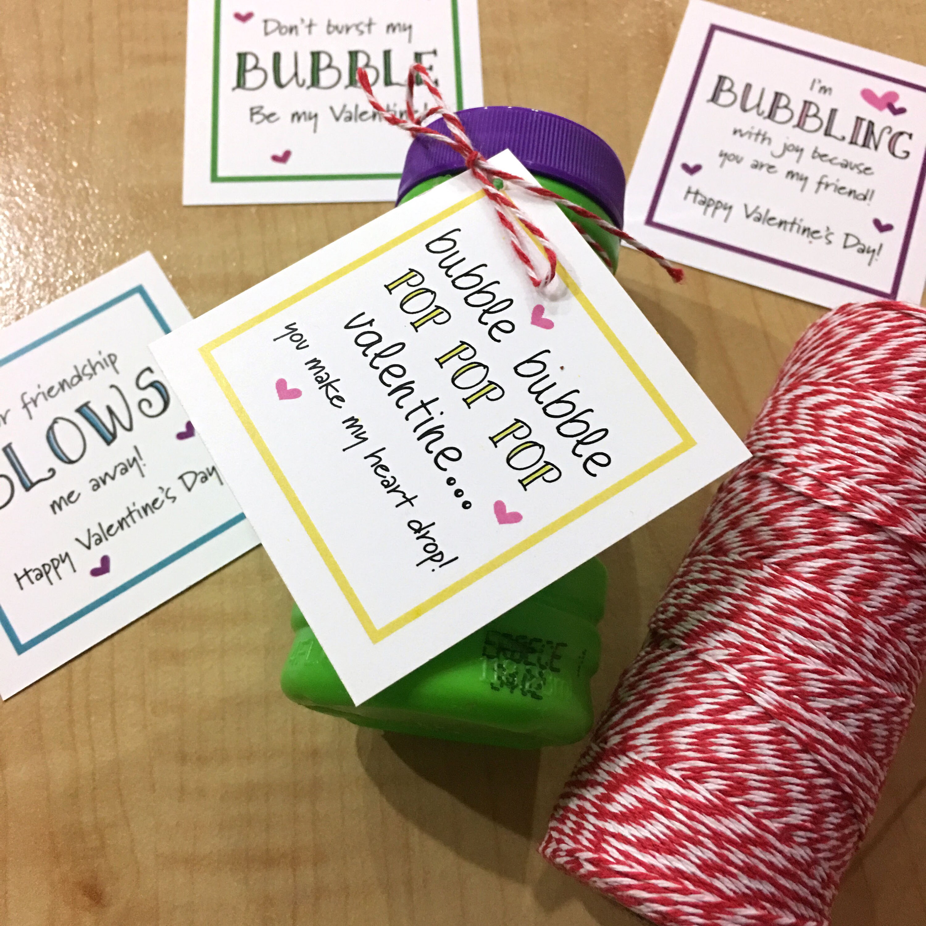 Bubble Valentine Kid Valentine INSTANT DIGITAL DOWNLOAD | Etsy