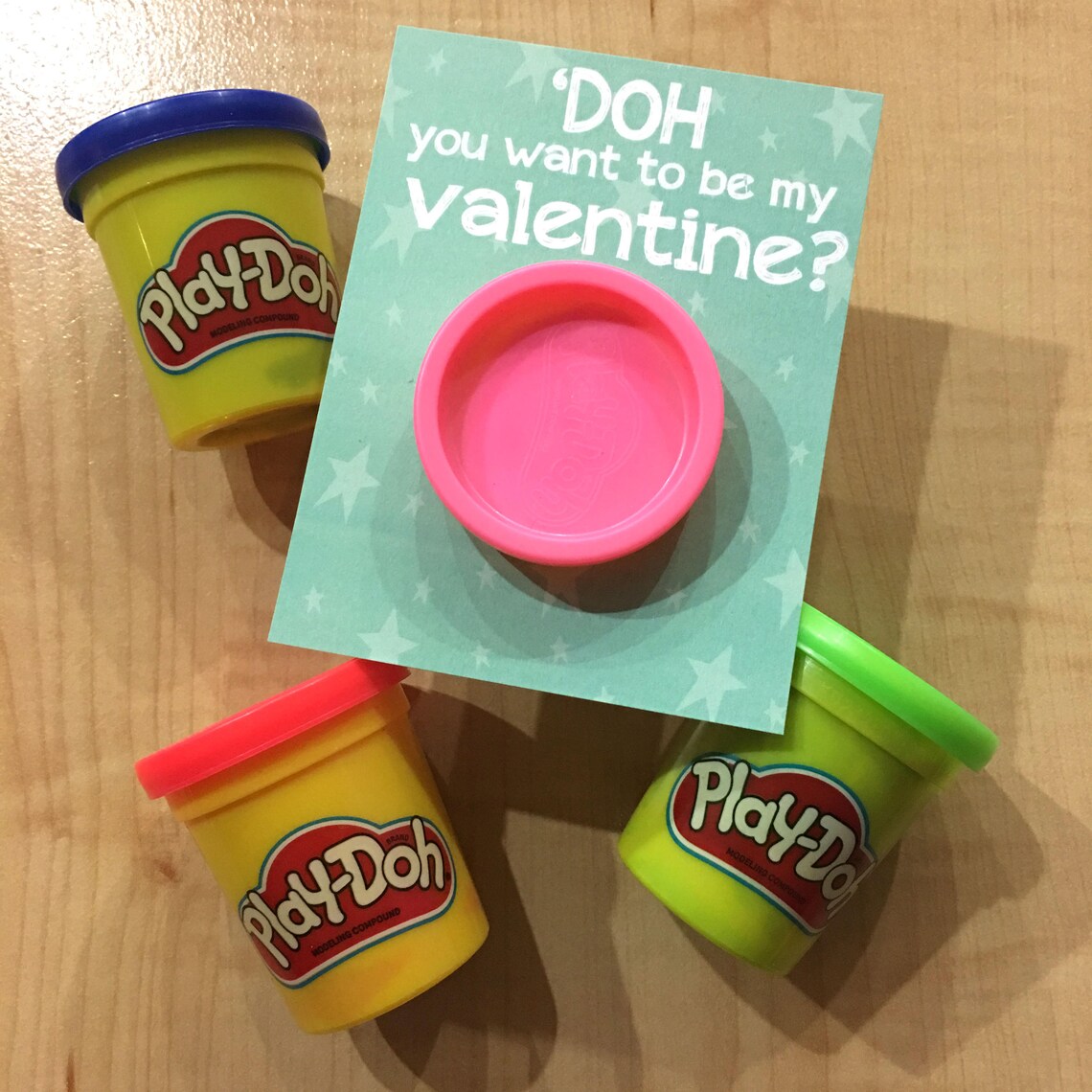 Play-doh Valentine Kid Valentine INSTANT DIGITAL DOWNLOAD - Etsy