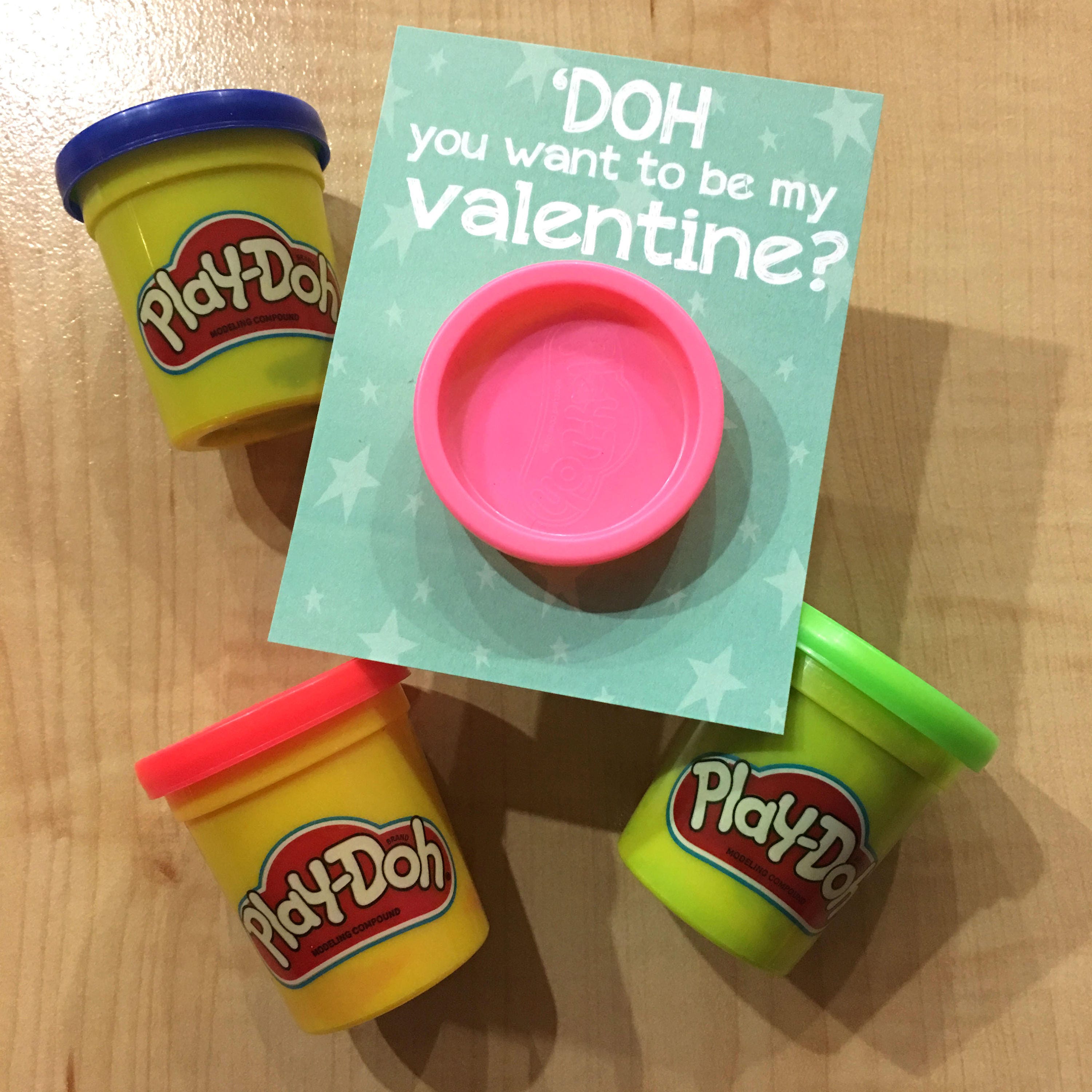Play-doh Valentine Kid Valentine INSTANT DIGITAL DOWNLOAD - Etsy