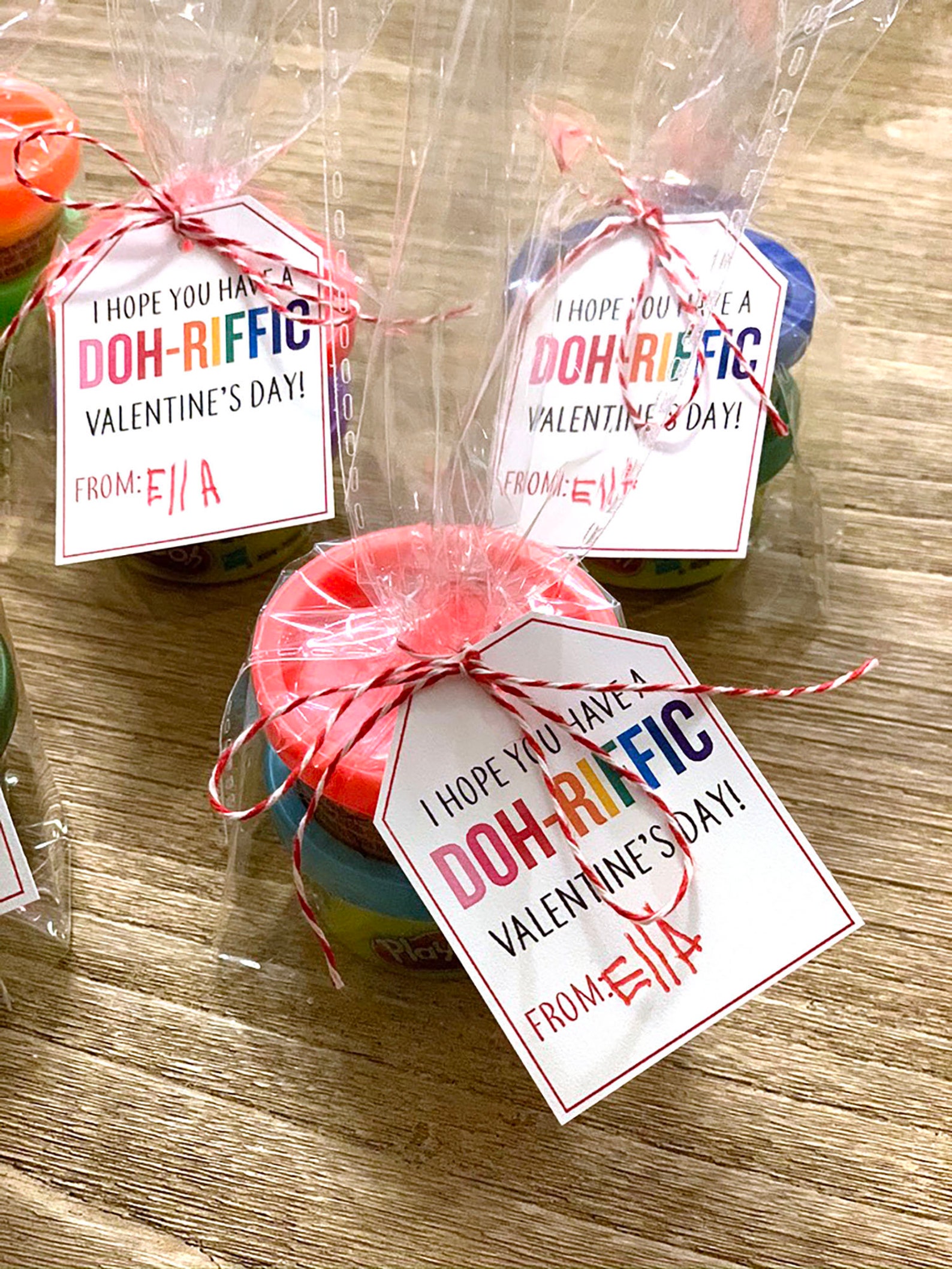 Play-doh Valentine Tag Kid Valentine INSTANT DIGITAL - Etsy